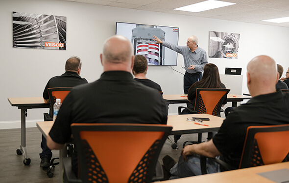 Training for Vacuum pumps & furnaces on-site or off-site | VESCO